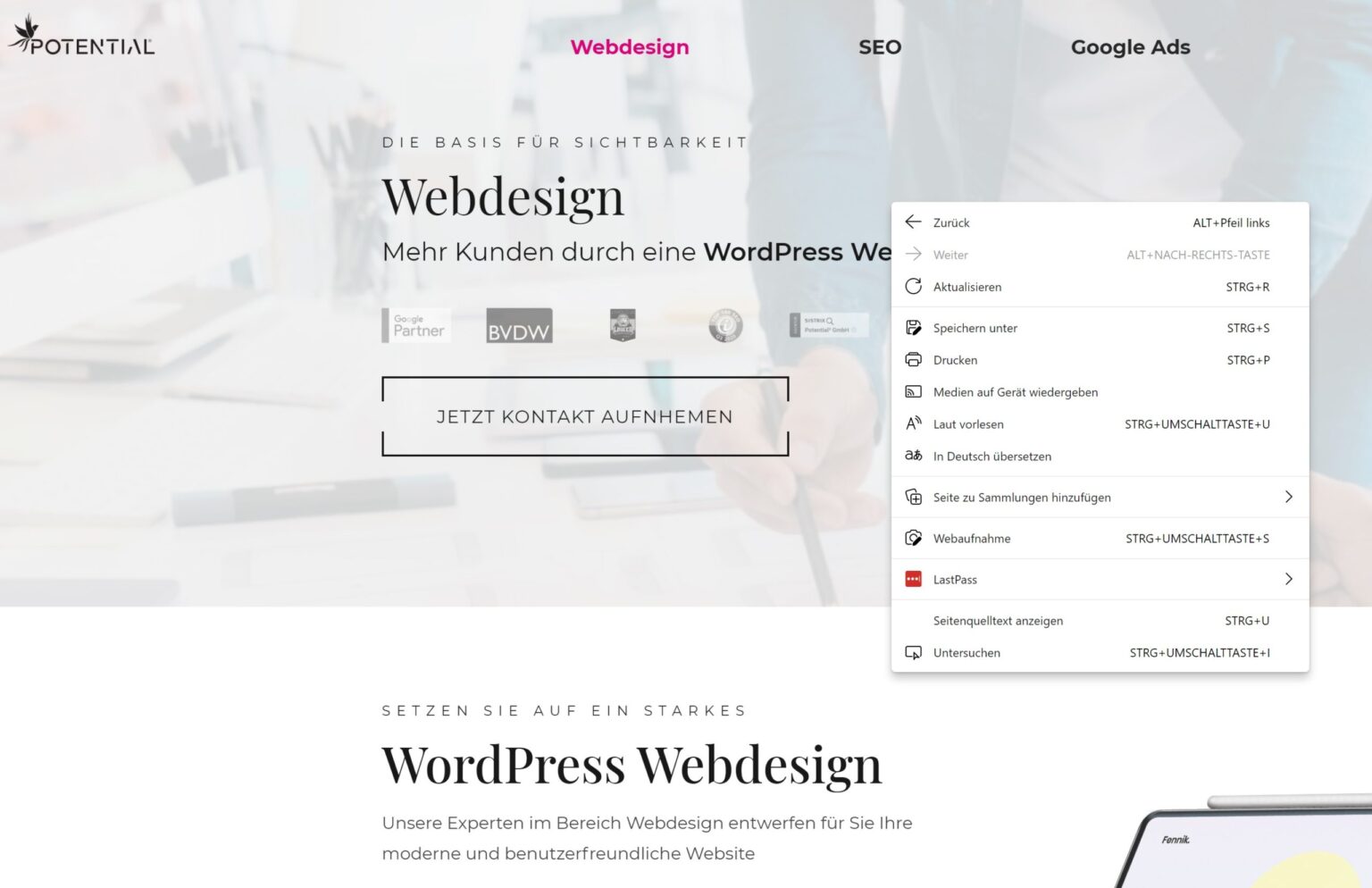 Quellcode - PotentialX